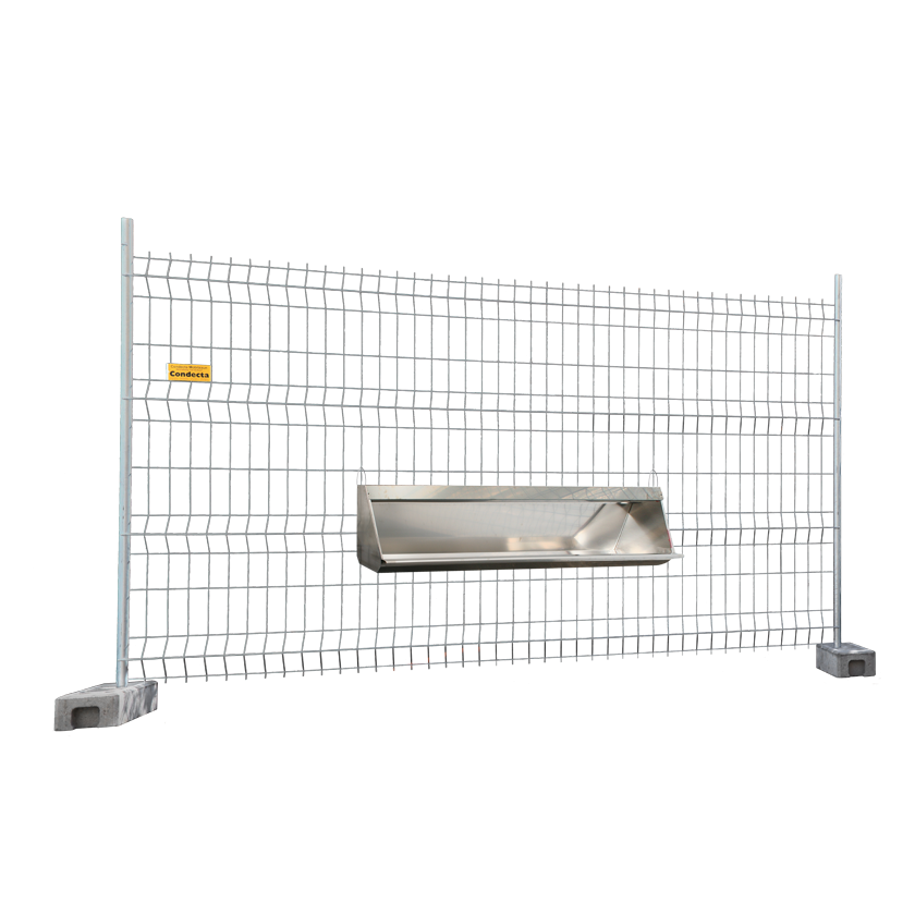 Urinoir rigole en acier chromé | Condecta AG